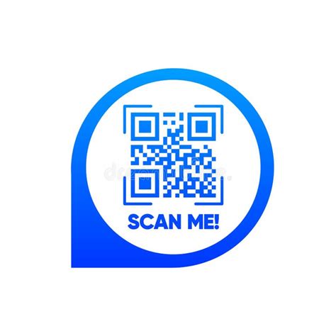 Scan Me Qr Code Scan For Smartphone Qr Code Label Qr Code For Mobile App Payment And Phone
