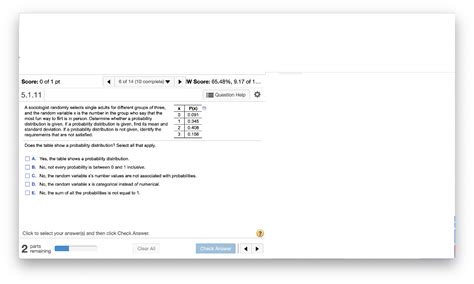 Solved Save Homework Section 5 1 Homework Save Score 0 33