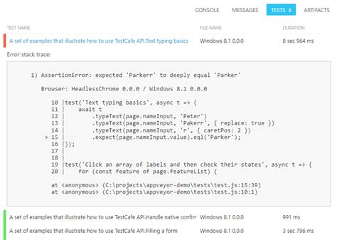 Integrate TestCafe With AppVeyor Continuous Integration Guides