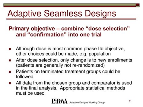 Ppt Adaptive Designs Terminology And Classification Adaptive Seamless Phase Ii Iii Designs