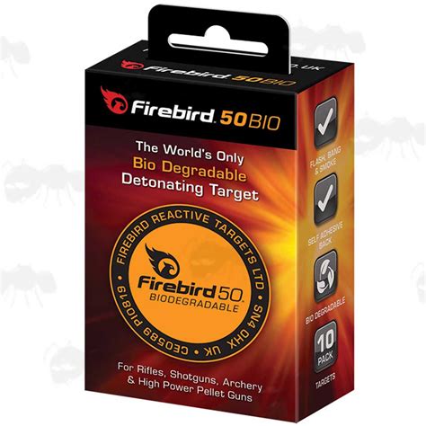 Firebird Reactive Exploding Targets Airgun Rifle Shotgun Target Range