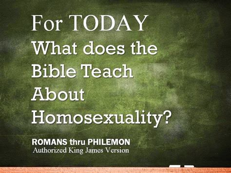 Kjv Romans Philemon Homosexuality And Romans Thru Philemon Kjv