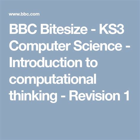 What Is Computational Thinking Introduction To Computational
