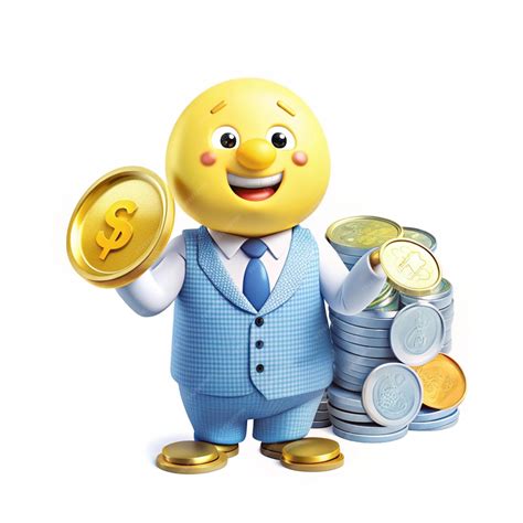 Coin Collectors Animated Characters Enthusiastically Collecting Coins