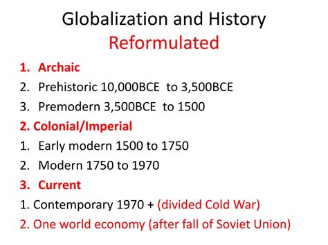Ppt History Of Globalization Powerpoint Presentation Free Download