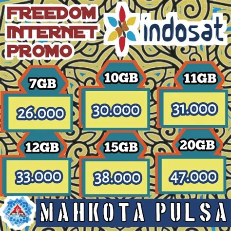 Jual Paket Data Indosat Tanpa Cek Nomor Shopee Indonesia