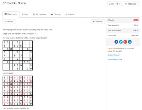 C Sudoku Solver Leetcode 题目记录 Segmentfault 思否