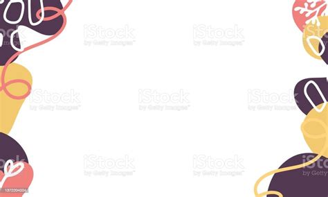 컬러 스팟 점 및 선이 있는 최소 한도의 배경을 벡터로 지정합니다 배너 포스터 카드의 디자인 디자인을 위한 밝은 미적 요소 0명에 대한 스톡 벡터 아트 및 기타 이미지