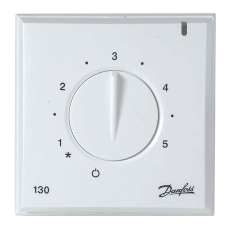 Danfoss Devireg 130 Installation Manual Pdf Download Manualslib