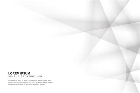 Premium Vector Simple Gray Abstract Lines Background