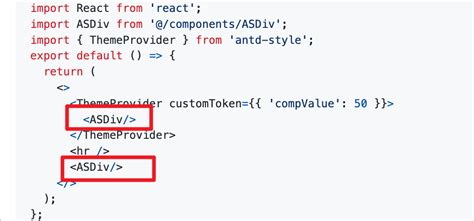 Themeprovider Customtoken Issue Ant
