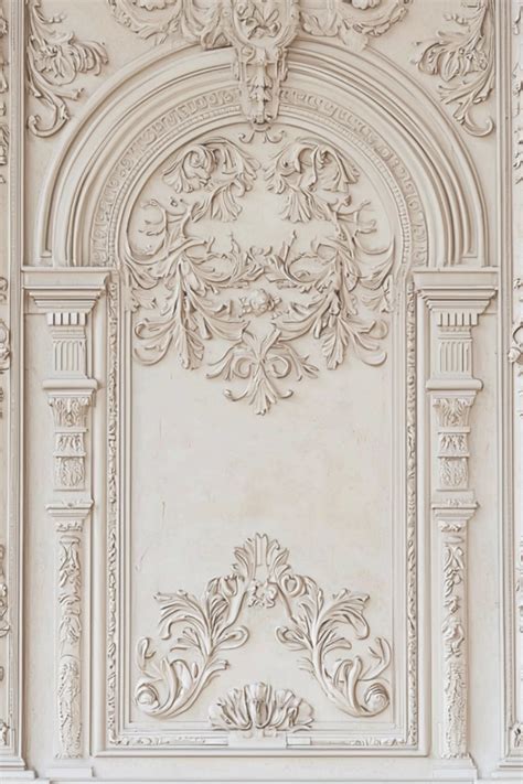 Best 13 Download Free Image Of Rococo Pattern White Decorative