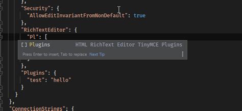 appsettings schema for rte plugins does not validate either string or string[] · issue 12916