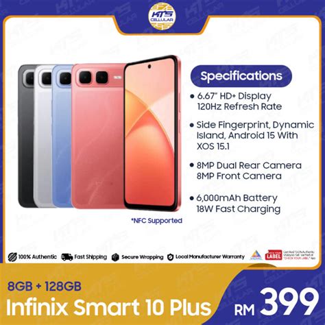 Infinix Smart 10 Plus Price In Malaysia Specs