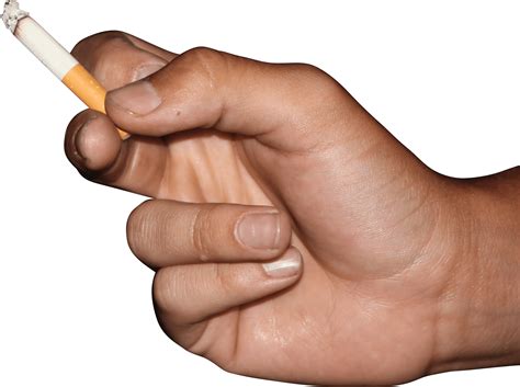 عکس Png سیگار در دست در حال سیگار کشیدن Cigarette In Hand Png