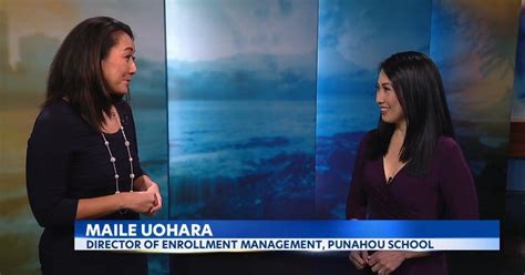 Head Of Punahou Admissions Discusses Application Process And Financial