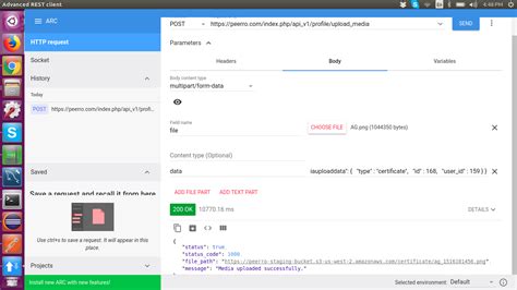 Web Services How To Upload Multipart Image To Web Server Data Using