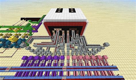 4 Bit Calculator Minecraft Map