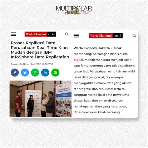 Proses Replikasi Data Perusahaan Real Time Kian Mudah Dengan Ibm