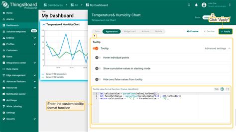 Working With Widgets Thingsboard Professional Edition
