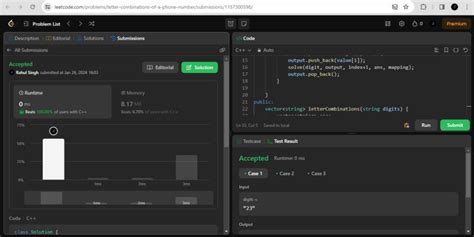 Rahul Singh On Linkedin Dsaperformance Keypadmastery Codeaccelerator Algorithmicsupremacy