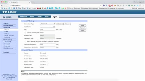 How To Configure Load Balancing On TP Link TL R480T And TP Link TL