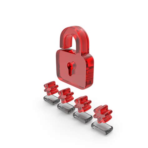 Unlock Secure 4 Pin Password Symbol 3D 오브젝트 2342734593 Shutterstock