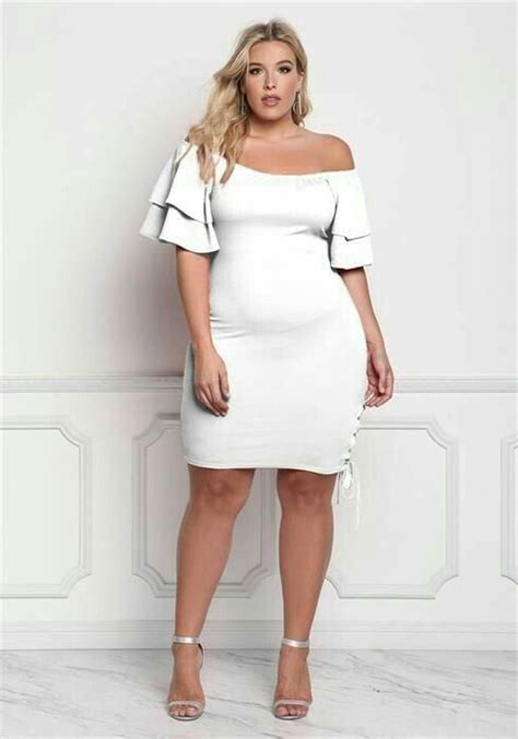 Keep It Chic And Cute Here Are 15 All White Plus Size Party Dresses