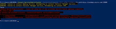 Deployps1 Failed To Contact Naming Service · Issue 2558 · Microsoft