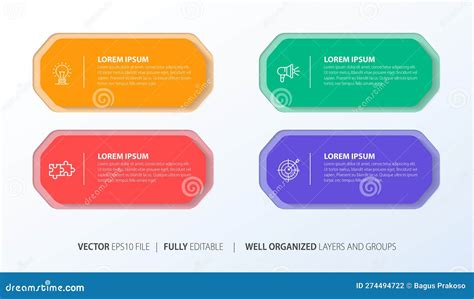 Infographic Elements Data Visualization Vector Stock Vector