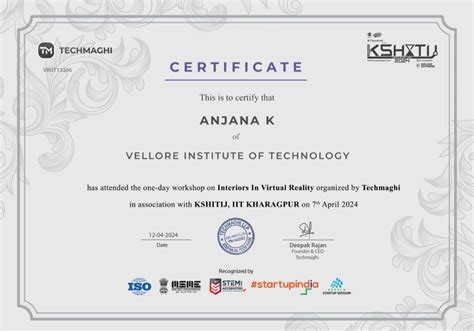 Anjana K On Linkedin Completed One Day Workshop On Interiors In