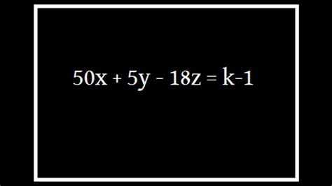 Linear Diophantine Equation Solve Using Modular Arithmetic And Substitution