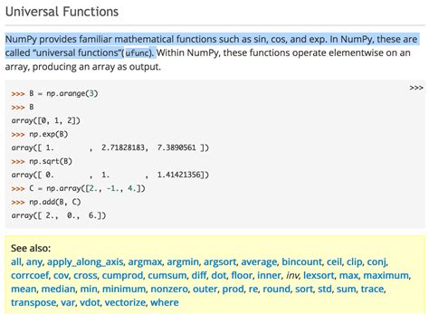 入門者向けNumPy③NumPyの数学関数とIndexの指定Python入門 Liberal Arts diary