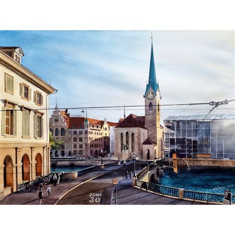 Купить картину Цюрих в Москве от художника Сорокин Алексей