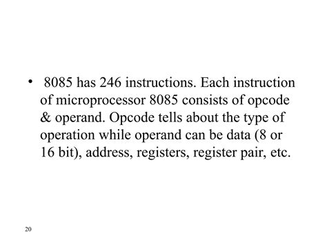 8085 Architecture Of Microprocessor Electricals Ppt