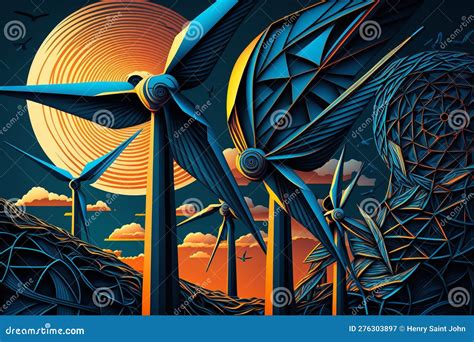 Generative Ai Sustainable Development And Renewable Energy Concepts