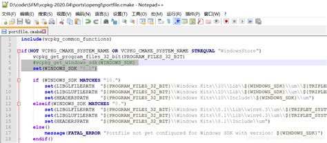 Window10系统中vcpkg使用到opengl编译mvg库时提示error Building Package Failed