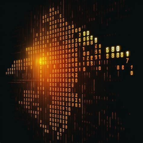 Premium Photo Digital Binary Code Background