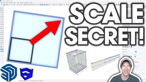 Master The Sketchup Scale Tool For Exact Dimensions With This Secret