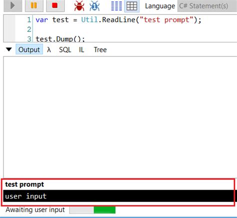 Linqpad5 How To Provide Console Input To When Running Linqpad