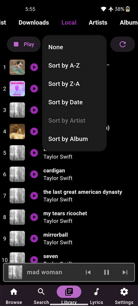 Feature Sorting Ideas For The Local Section · Issue 330 · Krtirthospotube · Github