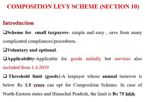 GST Composition Scheme NoteXchange