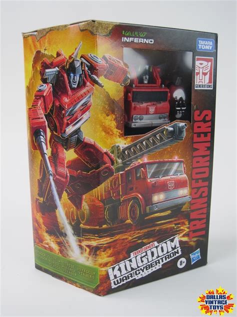 2020 Hasbro Transformers Kingdom Voyager Class Inferno 1a