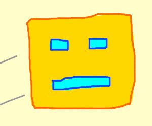 Geometry Dash Default Icon Drawception