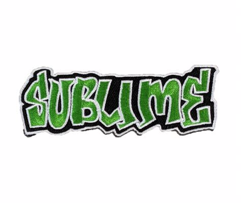Sublime Logo Patch Hardcore Apparel