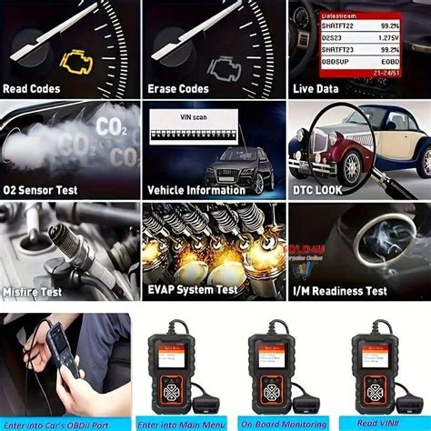 Scanners Car OBD Code Scanner Diagnostic Erase Engine Fault Codes