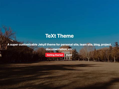 Text Jamstack Themes