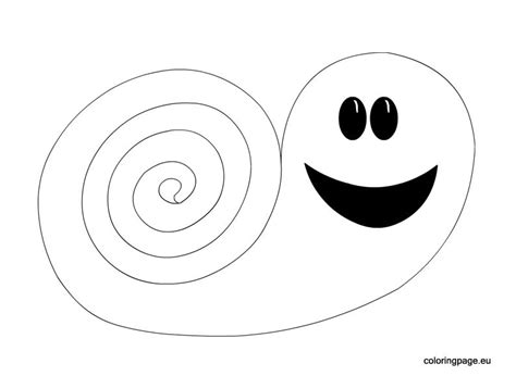 Spiral Ghost Coloring Page