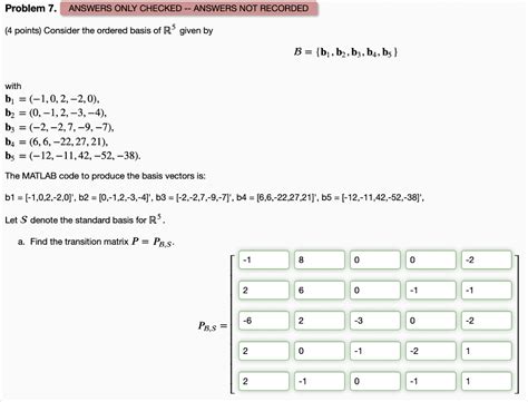 Solved Problem 7 ANSWERS ONLY CHECKED ANSWERS NOT Chegg Com