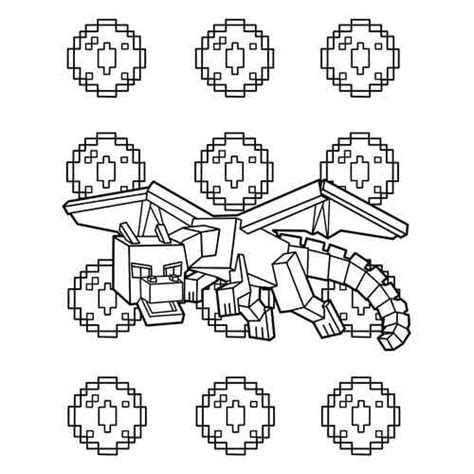 Раскраска Малыш зомби из Майнкрафт распечатать или скачать